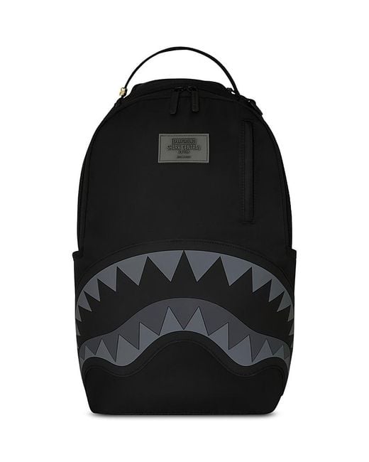 Sprayground Shark Central Tonal Backpack in Black | Lyst