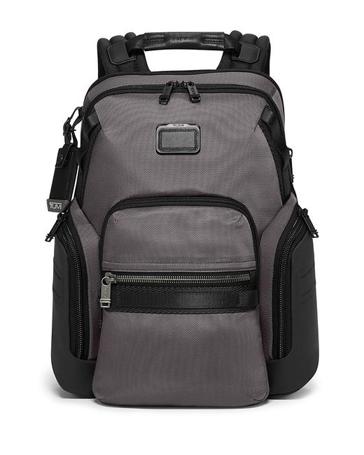 Tumi Alpha Bravo Navigation Backpack in Black for Men | Lyst