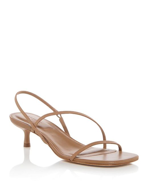 Jonathan Simkhai Cedonia Strappy Kitten Heel Sandals in Pink | Lyst UK