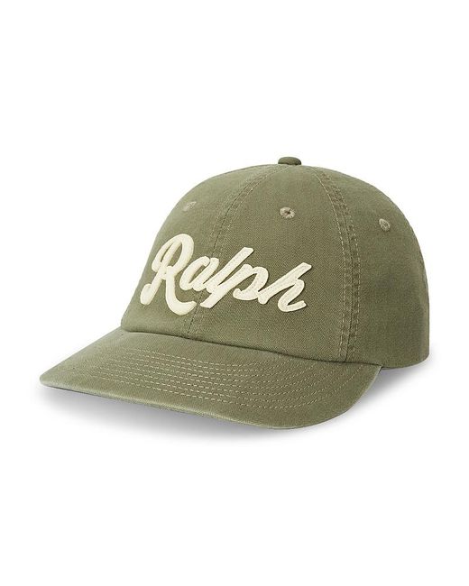 Polo Ralph Lauren Herringbone Ball Cap in Green for Men | Lyst