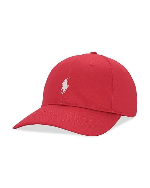 Polo Ralph Lauren Rlx Twill Polo Player Cap in Red for Men | Lyst