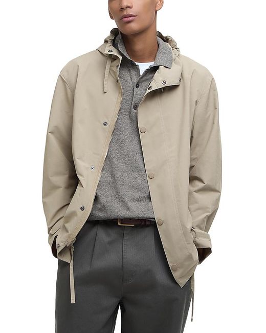 Barbour Quay Showerproof Jacket in Grey for Men | Lyst UK