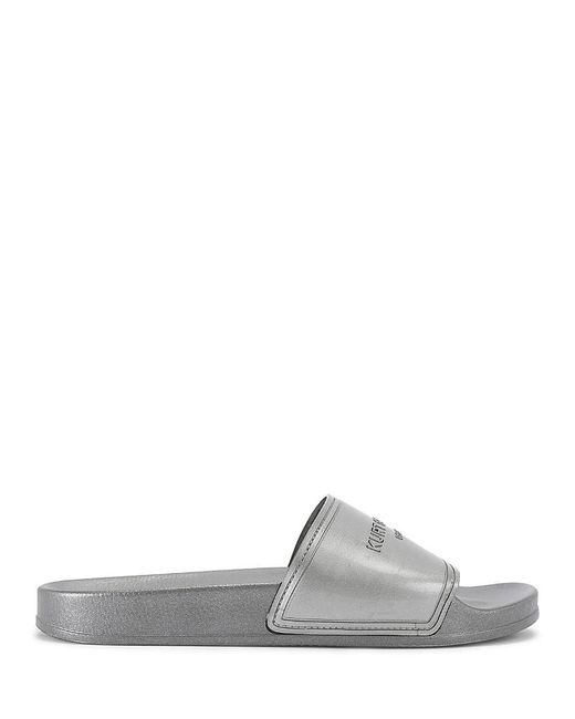 Kurt Geiger Pool Slides in White for Men | Lyst