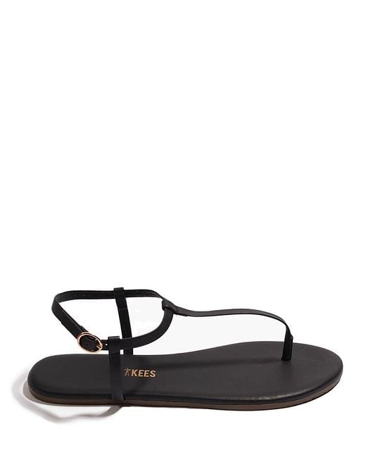 TKEES Mariana Thong Sandals in Black | Lyst