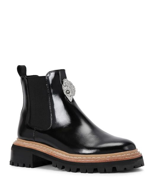 Kurt Geiger Belgravia Chelsea Boots in Black | Lyst
