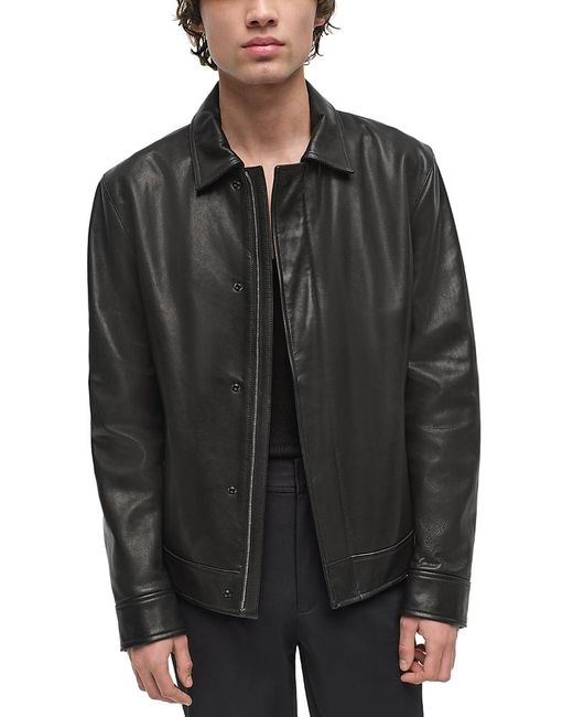 Jonathan Simkhai Landon Leather Jacket in Black for Men | Lyst UK