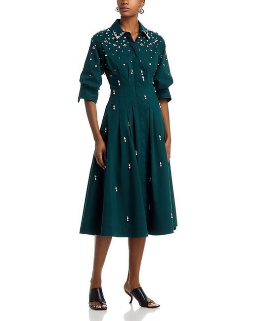 Jonathan Simkhai Green Dress
