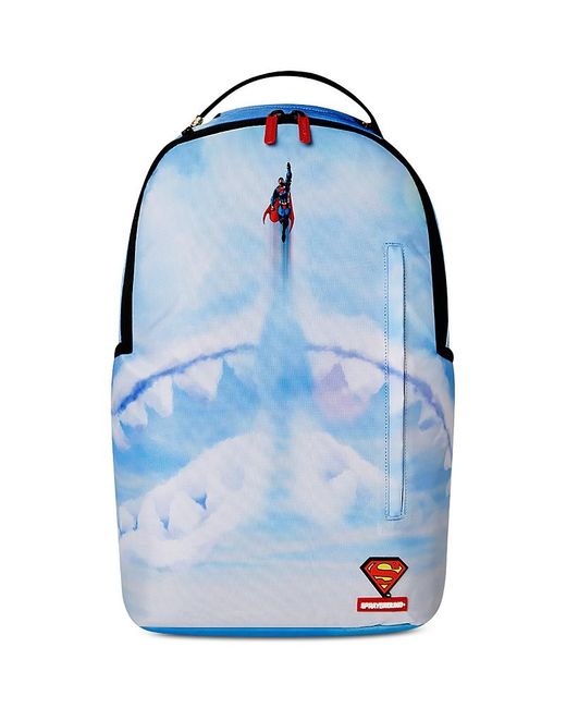 Sprayground Superman On Clouds Dlxr Backpack in Blue | Lyst