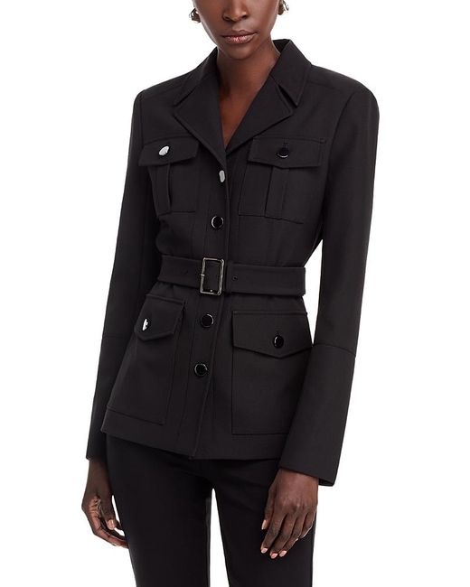 Toccin Charlie Belted Blazer in Black | Lyst