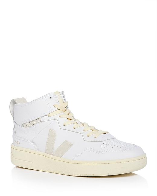 Veja V95 High Top Sneakers in White for Men | Lyst