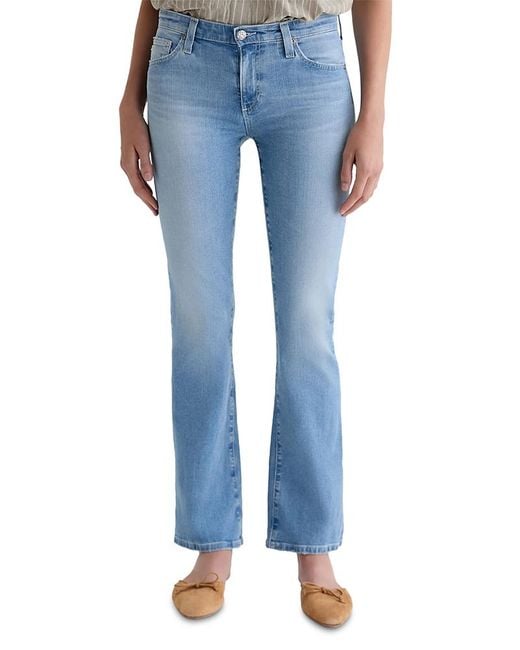 AG Jeans Angel Low Rise Bootcut Jeans in Blue | Lyst UK