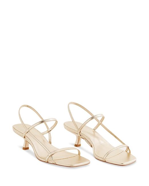 Reformation Serenity Bare Sandals in Natural | Lyst