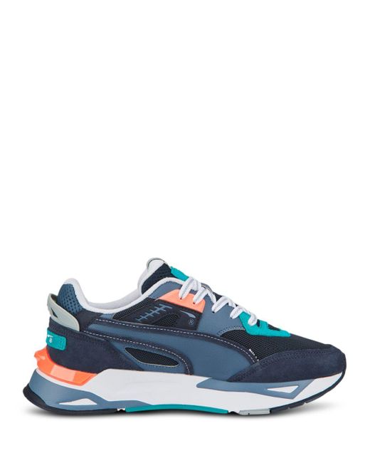 PUMA Suede Mirage Sport Cutout Low Top Sneakers in Blue for Men | Lyst