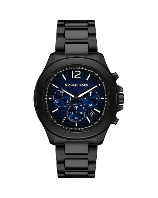 Michael Kors Sage Chronograph Stainless Steel Watch, 42Mm in Blue for ...