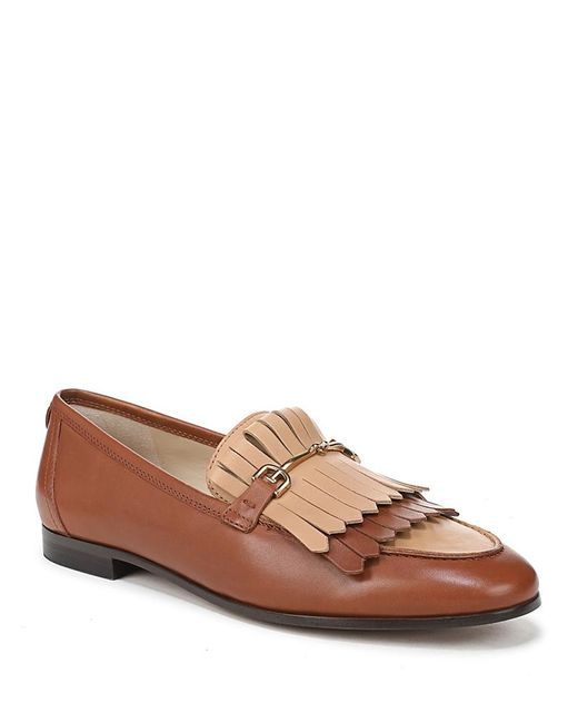 Sam Edelman Liz Kiltie Loafer Flats in Brown | Lyst