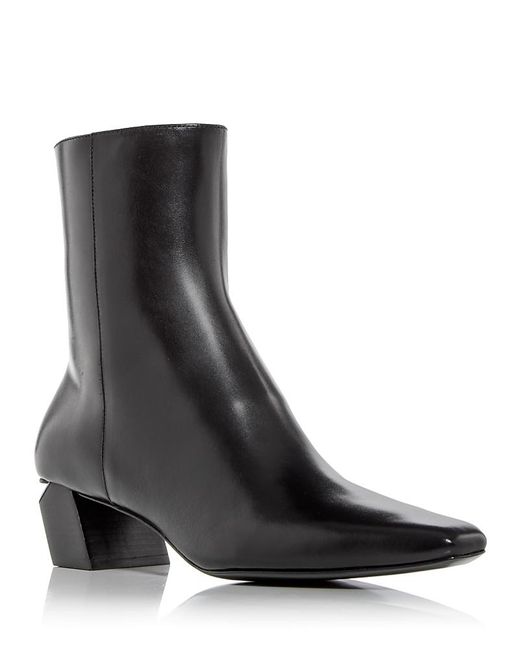 Alexander Wang Toni Square Toe Booties in Black | Lyst UK