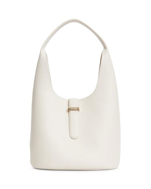 Jonathan Simkhai Khai Leather Hobo Bag in White | Lyst