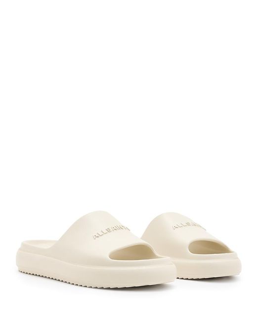 AllSaints Dune Slides in Natural for Men | Lyst UK