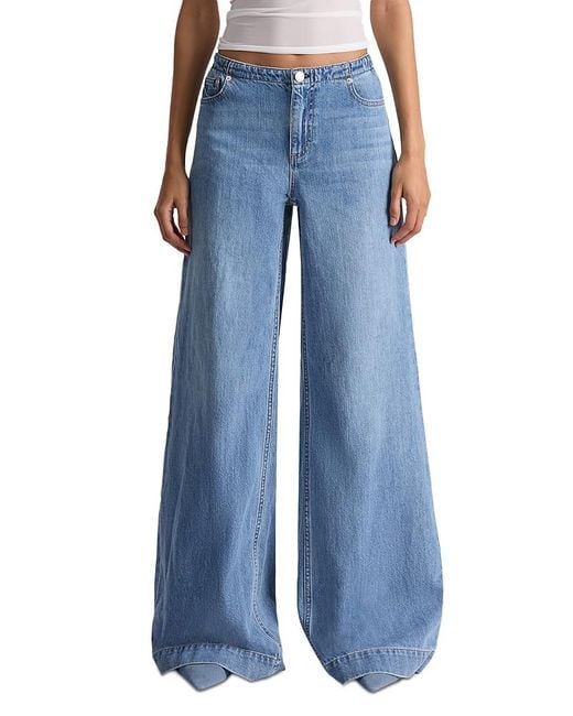 Alice + Olivia Slay Jean in Blue | Lyst UK