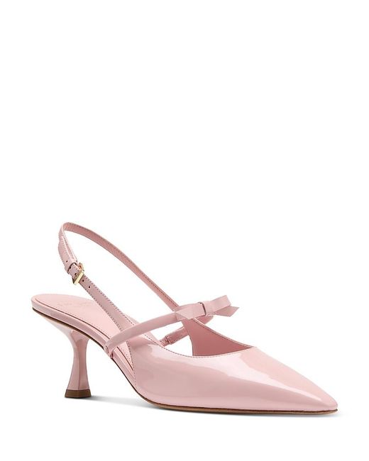 Kate Spade Carolina Kitten Heel Pumps in Pink | Lyst
