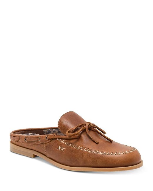 Free People Seas The Day Mules in Brown | Lyst