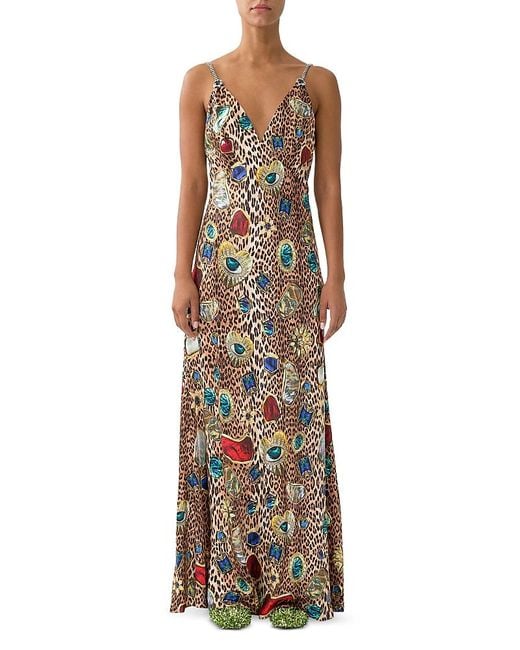 CAMILLA Silk Maxi Slip Dress | Lyst UK