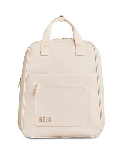 BEIS The Expandable Backpack in Natural | Lyst