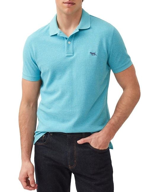 Rodd & Gunn The Gunn Slim Fit Polo Shirt in Blue for Men | Lyst