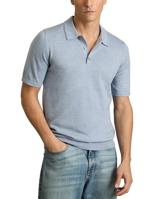 Reiss Merlin Polo Shirt in Blue for Men | Lyst