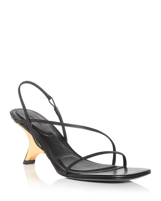 Jonathan Simkhai Shadow Strappy Sandals in Metallic | Lyst UK