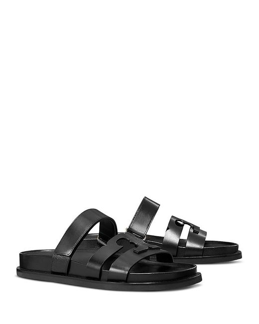 Tory Burch Ines Sport Slide in Black | Lyst