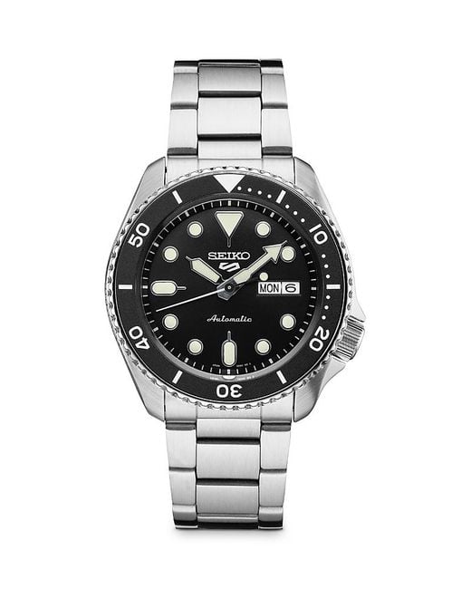 Seiko Seiko 5 Automatic Sports Watch, 42.5Mm in Metallic for Men | Lyst