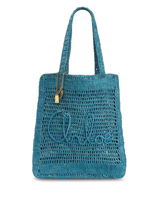 Chloé Summer Banana Tote in Blue | Lyst