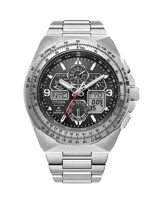 Citizen Eco-Drive Promaster Air Skyhawk Chronograph, 46Mm in Gray for ...