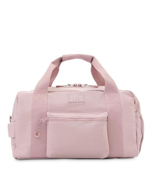 BEIS The Sport Duffle Backpack in Pink | Lyst
