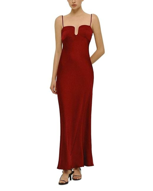 Elodie the Label Blake Dress in Red | Lyst