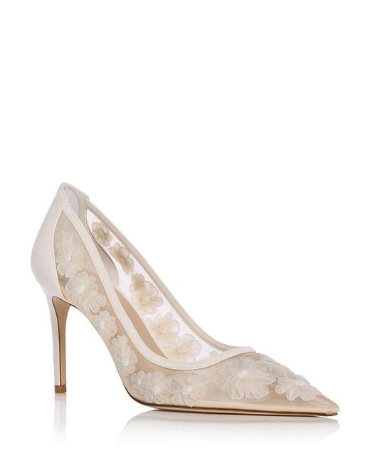 Stuart Weitzman Stuart Power 100 Pumps in White | Lyst