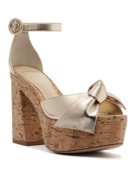 Alexandre Birman Maxi Clari Platform Sandals in Natural | Lyst
