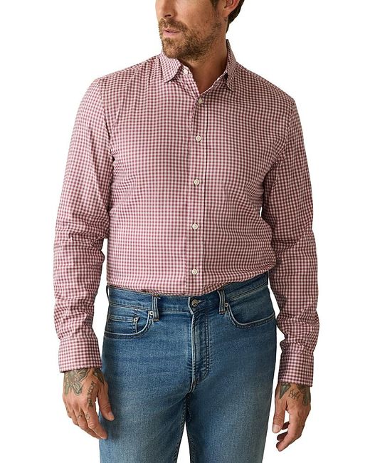 Faherty Movement Button Up Shirt in Red for Men | Lyst