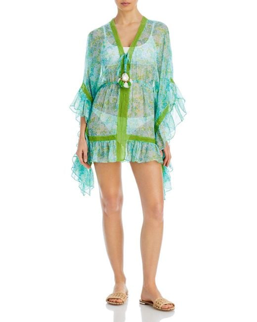 Ramy Brook Jayla Swim Cover Up Dress In Green Lyst
