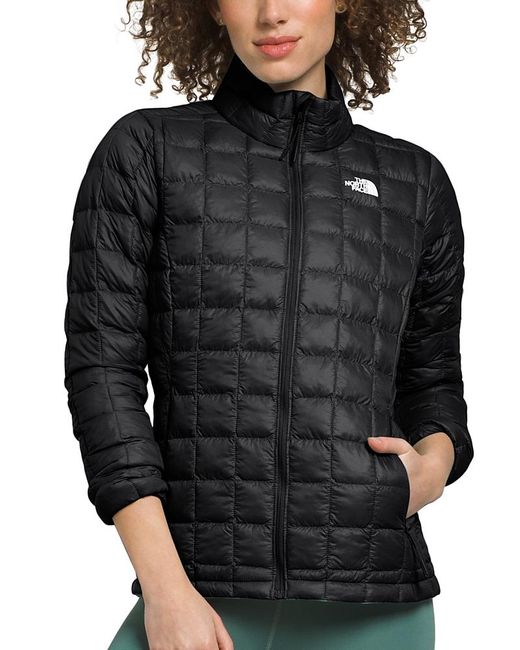 The North Face Thermoball Quilted Jacket in Black | Lyst