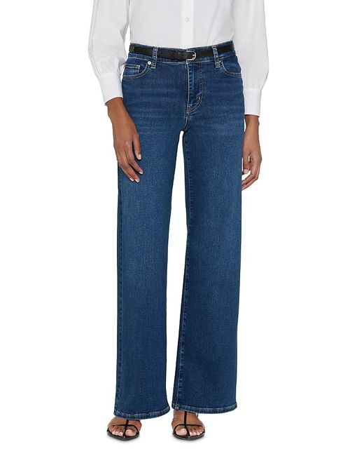 FRAME Palazzo Jeans in Blue | Lyst UK