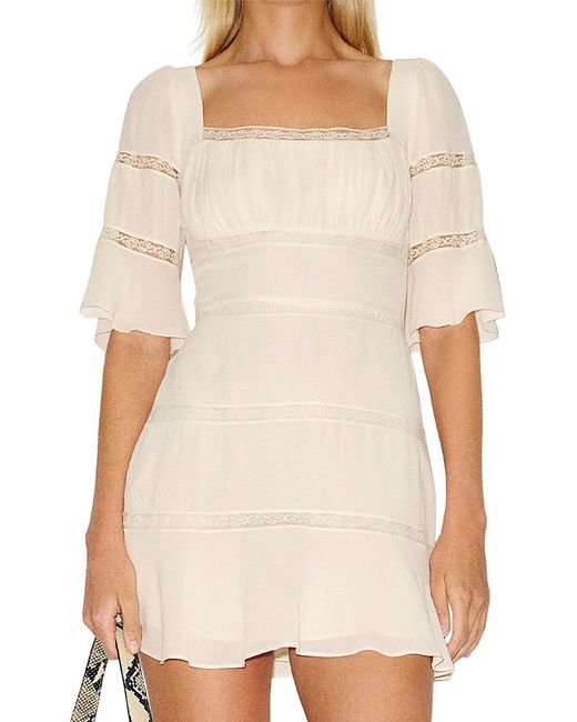Reformation Claribel Dress in Natural | Lyst