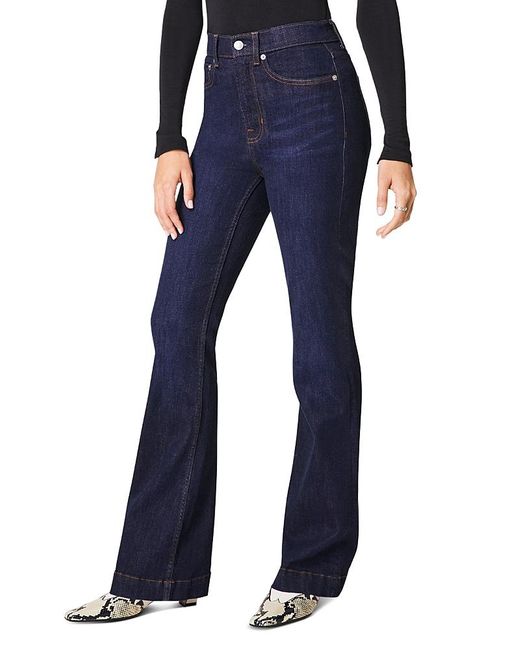 Spanx Redefine High Rise Flare Jeans in Blue | Lyst