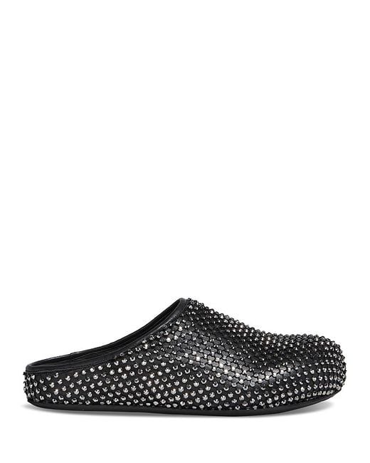 Marni Rhinestone Embellished Slip On Clogs in Black for Men | Lyst