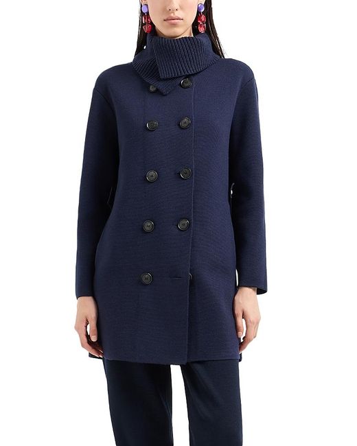 Emporio Armani Milano Stitch Jacket in Blue | Lyst