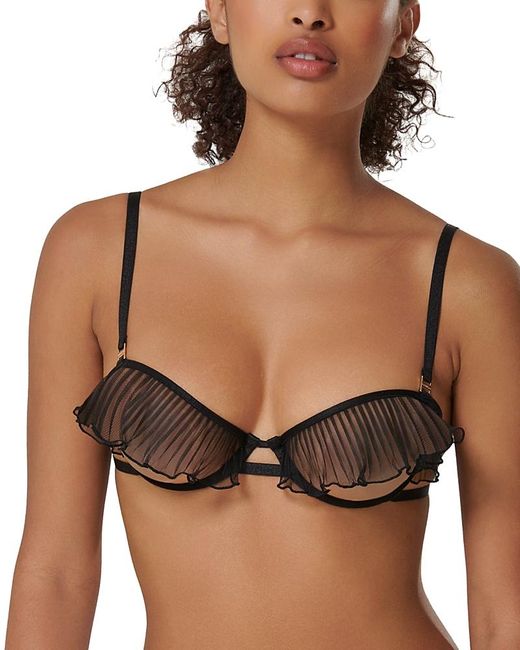 Bluebella Matisse Underwire Semi Open Bra in Black | Lyst