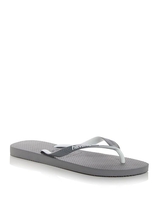Havaianas Top Mix Flip Flops in White for Men | Lyst UK