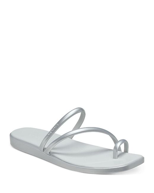 Crocs™ Miami Toe Ring Sandals in White | Lyst