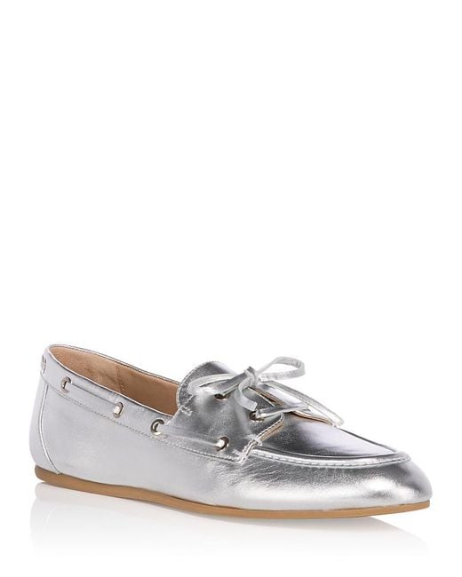 Stuart Weitzman Tinsley Loafers in White | Lyst